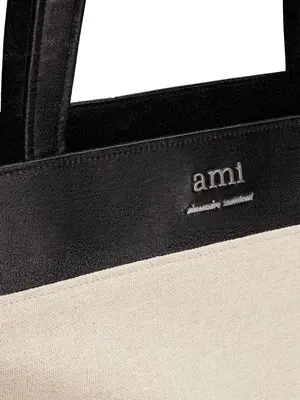 AMI Paris Panelled Tote Bag