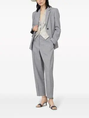 Brunello Cucinelli Sequin-embellished Linen Blouse