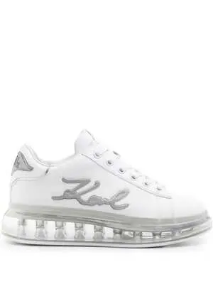 Karl Lagerfeld Kapri Kushion Leather Sneakers - White