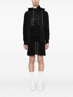 MOSTLY HEARD RARELY SEEN Striped Panelled Track Shorts