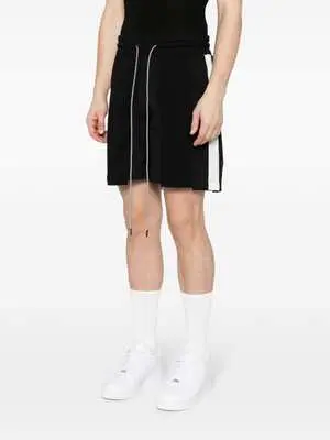 MOSTLY HEARD RARELY SEEN Striped Panelled Track Shorts