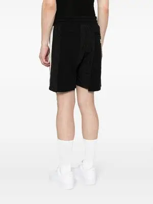 MOSTLY HEARD RARELY SEEN Striped Panelled Track Shorts