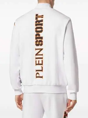 PLEIN SPORT Logo-appliqué Track Jacket - White