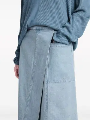 Proenza Schouler White Label Iris Denim Midi Skirt