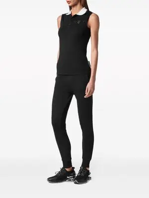 PLEIN SPORT Sleeveless Polo Top