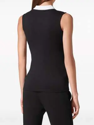 PLEIN SPORT Sleeveless Polo Top