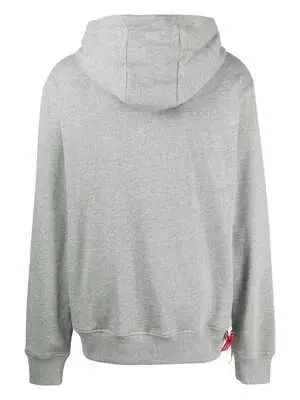 MOSTLY HEARD RARELY SEEN Graphic-print Cotton Hoodie - Grey