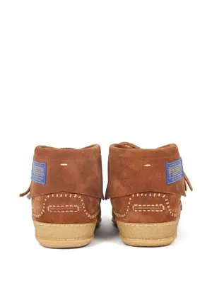 MAISON MARGIELA Pendleton Leather Boat Shoes