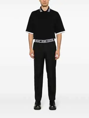 Versace Logo-waistband Trousers