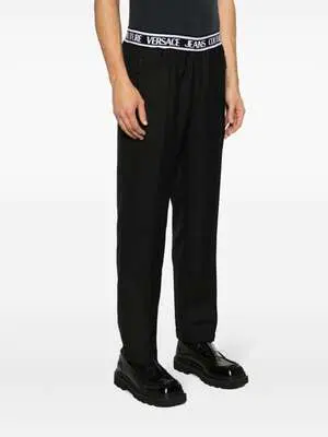 Versace Logo-waistband Trousers