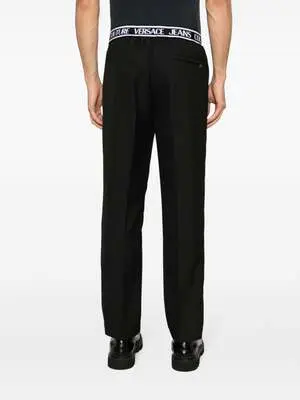 Versace Logo-waistband Trousers