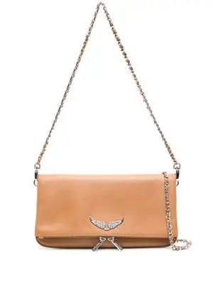 Zadig&Voltaire Rock Leather Crossbody Bag - Brown