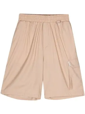 FAMILY FIRST Striped Twill Shorts