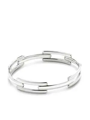 Monica Vinader Signature Link Bangle - Silver