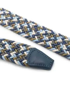 Anderson's Braided Stretch Belt - Blue