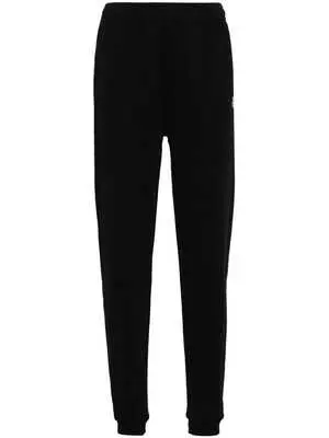 Maison Kitsuné Fox-appliqué Track Pants - Black