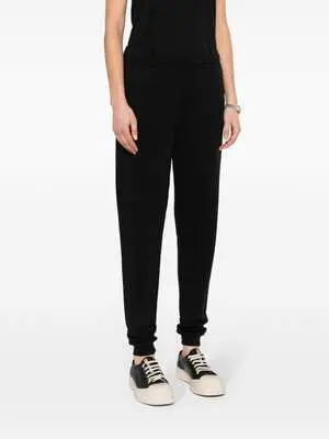 Maison Kitsuné Fox-appliqué Track Pants - Black