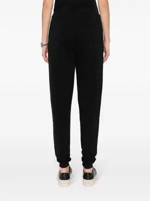 Maison Kitsuné Fox-appliqué Track Pants - Black
