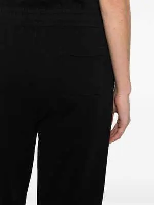 Maison Kitsuné Fox-appliqué Track Pants - Black