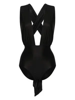 Raquel Diniz X Lenny Niemeyer Halterneck Swimsuit - Black