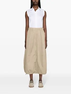 Brunello Cucinelli Sleeveless Button-up Shirt - White