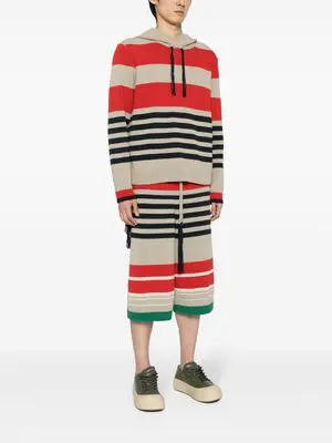 CRAIG GREEN Striped Knitted Hoodie