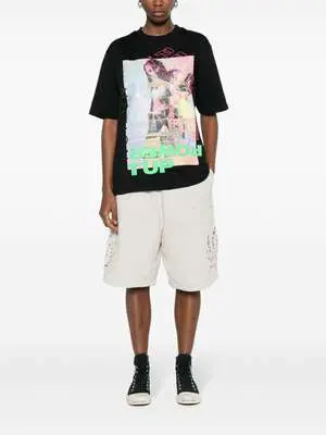 44 LABEL GROUP Trip Distressed Shorts