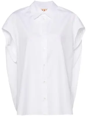 Marni Poplin Sleeveless Shirt