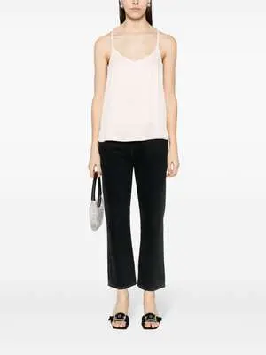 TWINSET Sleeveless Satin Top - Pink