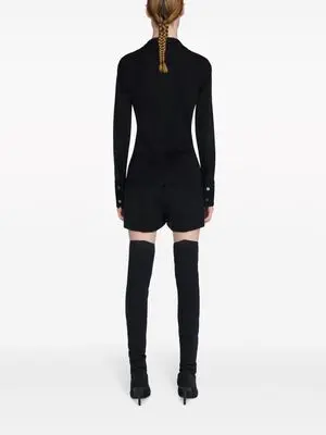 DION LEE Studded-placket Shirt