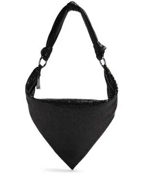 Amina Muaddi Cameron Mini Bag - Black