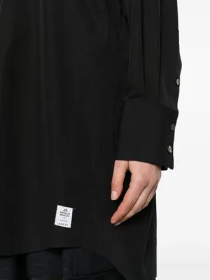 Sacai Logo-embroidered Poplin Shirt