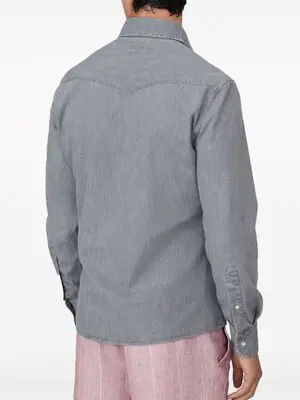 Brunello Cucinelli Western Denim Shirt