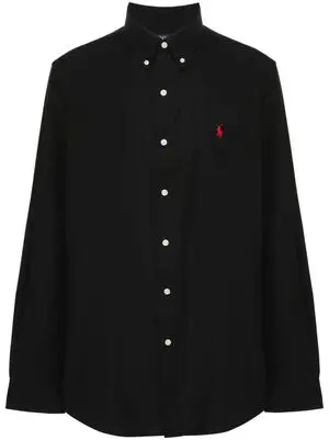 Polo Ralph Lauren Polo Pony Cotton Shirt - Black