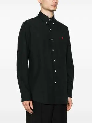 Polo Ralph Lauren Polo Pony Cotton Shirt - Black