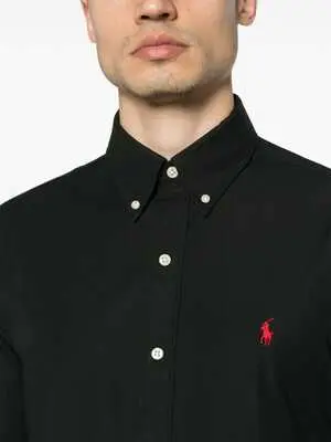 Polo Ralph Lauren Polo Pony Cotton Shirt - Black