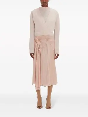 Victoria Beckham Wrap-front Cashmere Cardigan