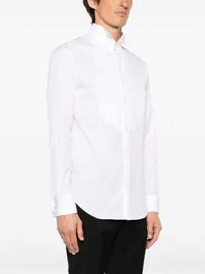 Emporio Armani Bib-panel Cotton Shirt