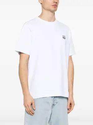 Maison Kitsuné Fox-motif Cotton T-shirt - White