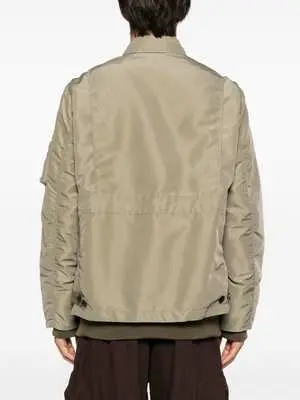 Sacai Contrasting-trim Layered Bomber Jacket