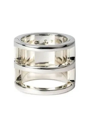 PARTS OF FOUR Sistema Sterling Ring - Silver