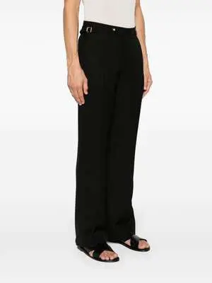 Casablanca Tailored Straight-leg Trousers - Black