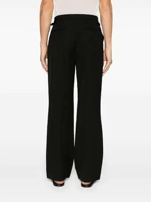 Casablanca Tailored Straight-leg Trousers - Black