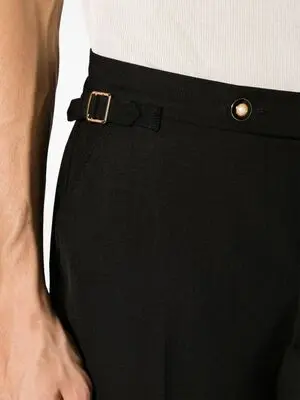 Casablanca Tailored Straight-leg Trousers - Black
