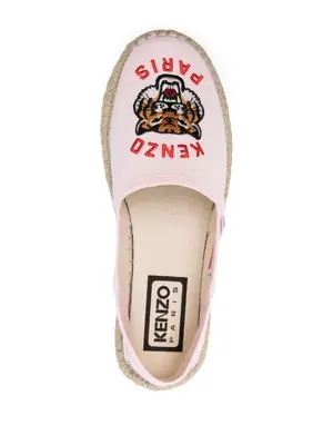 Kenzo Lucky Tiger-embroidered Espadrilles