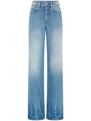 Rabanne Light Wash Bottoms For Women