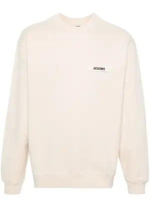 Jacquemus The Gros Grain Sweatshirt - Neutrals