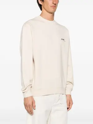 Jacquemus The Gros Grain Sweatshirt - Neutrals