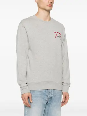 A.p.c. Logo-print Cotton Sweatshirt