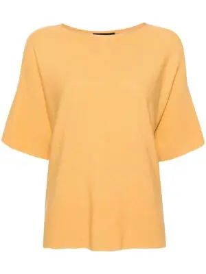 Fabiana Filippi Organic-cotton Sweater - Yellow